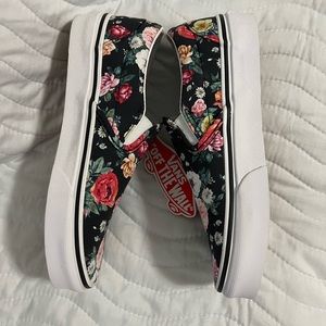 Vans | Shoes | Flower Vanssooo Cute | Poshmark